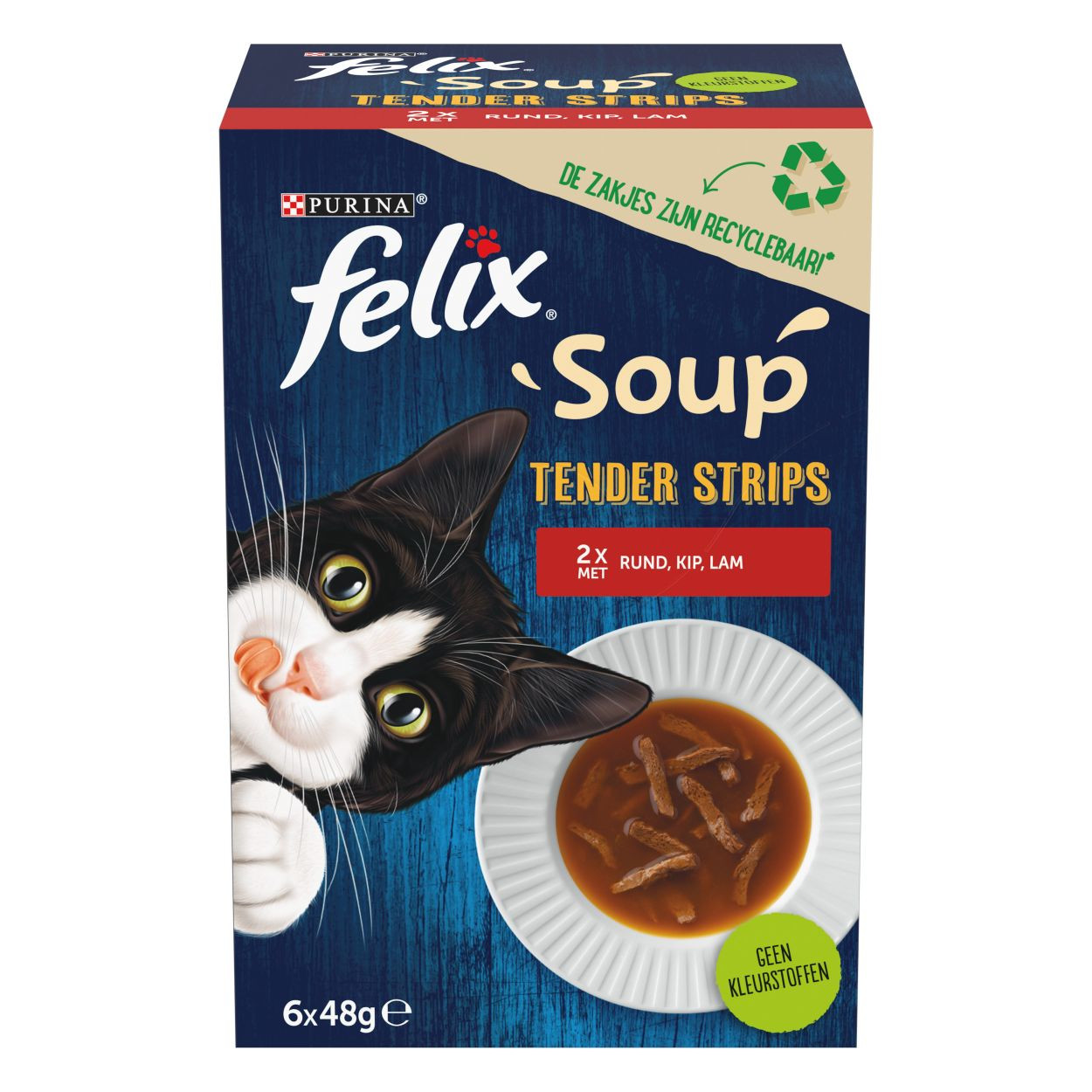 Felix Suppe Tender Strips Rind / Huhn / Lamm Katzensuppe